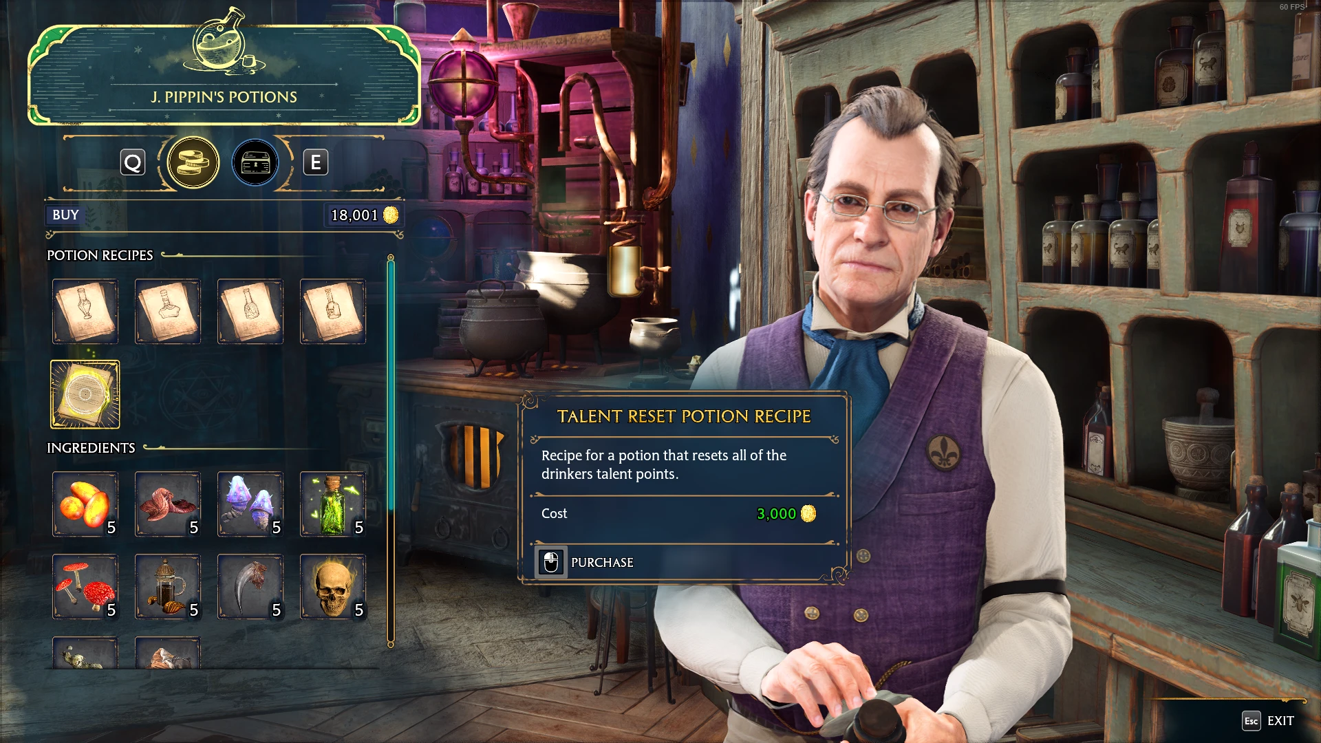 Hogwarts Legacy Talent Reset Potion Explained: Features, Installation ...
